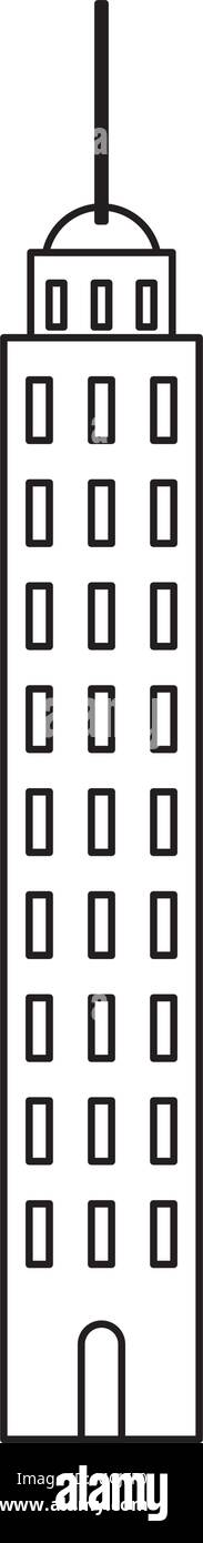 Latin American Tower icon over white background, vector illustration Stock Vector Image & Art ...