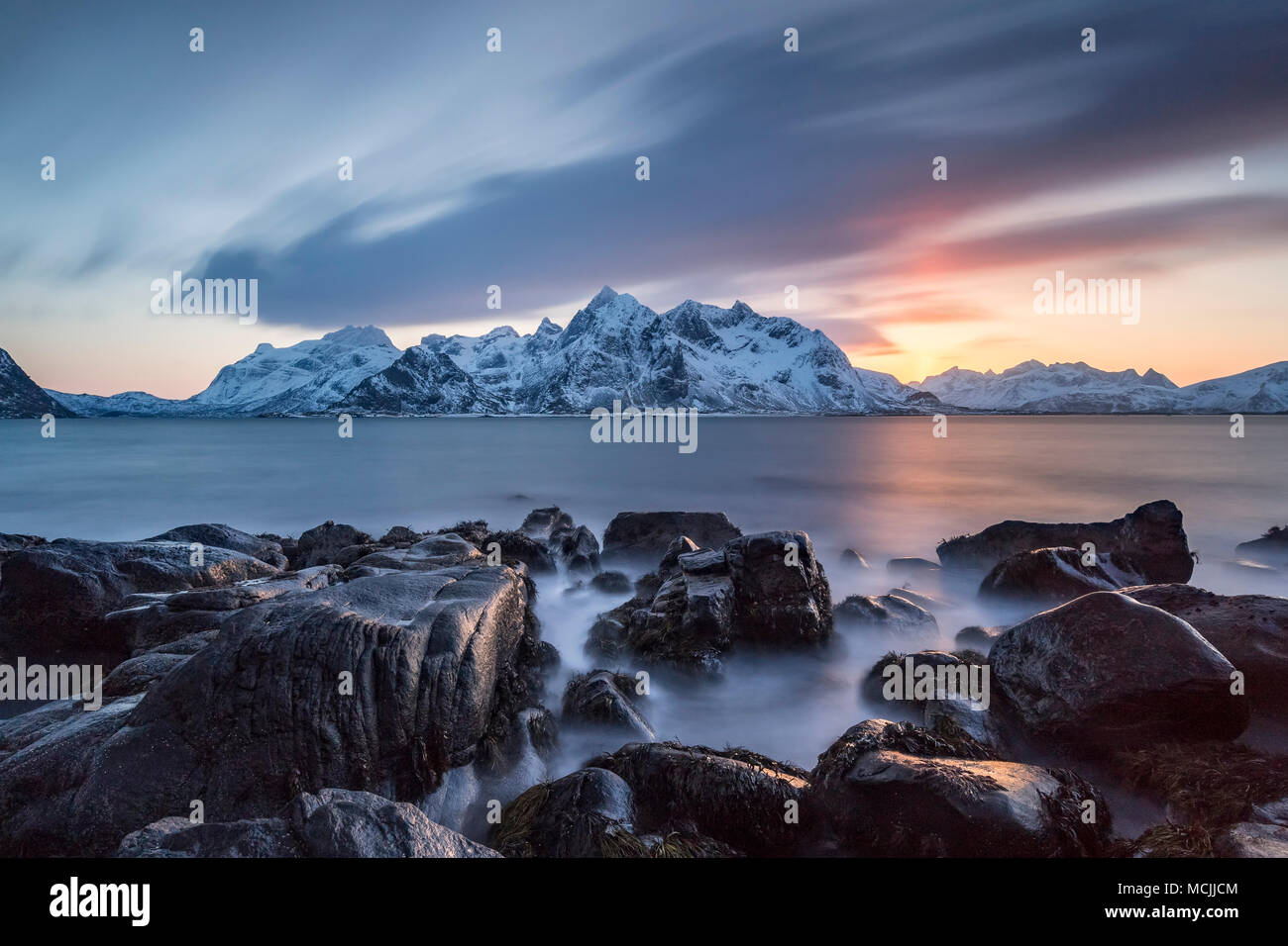 Lofoten coast landscape hi-res stock photography and images - Alamy