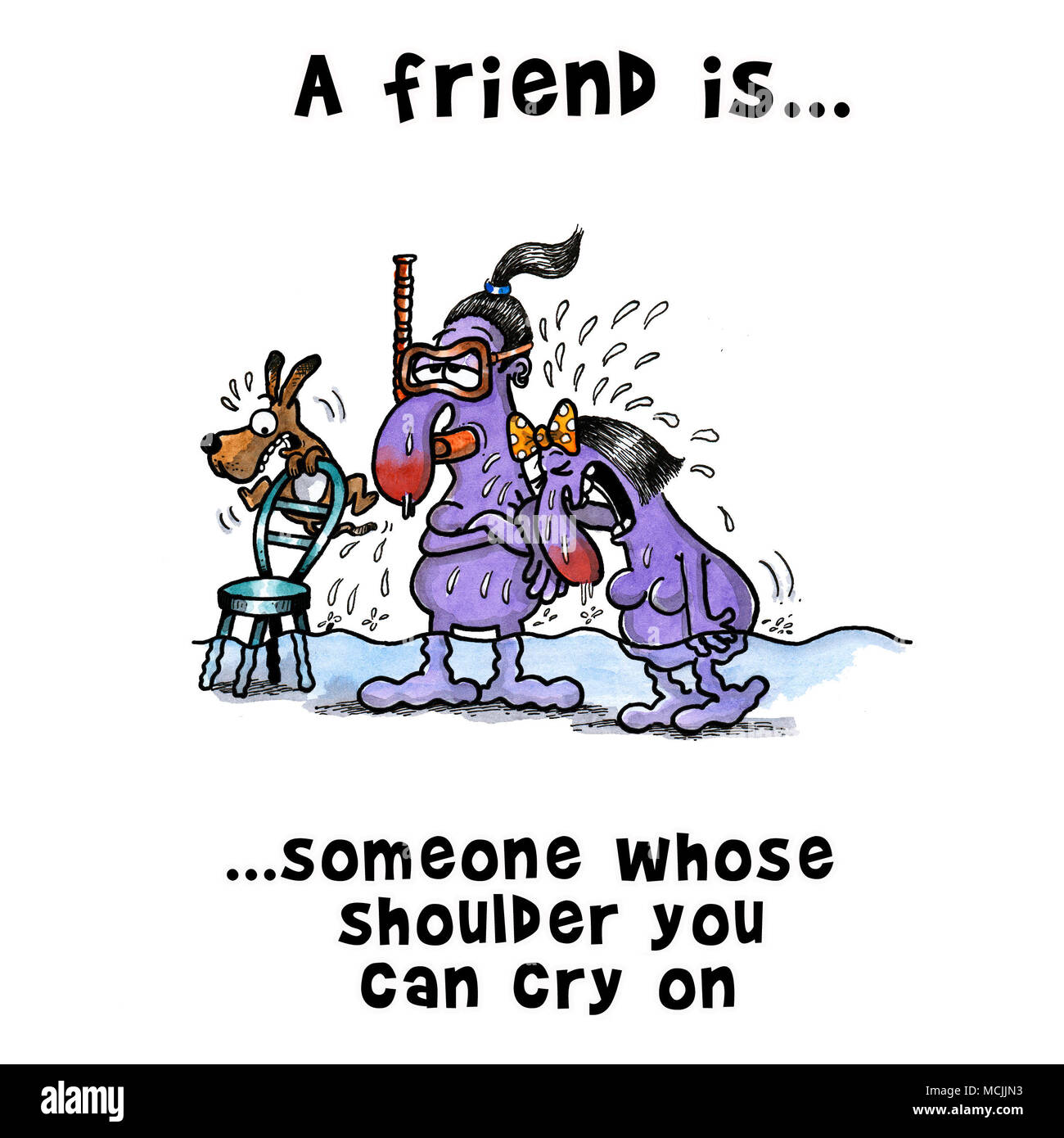 Crying woman sad on Cut Out Stock Images & Pictures - Alamy