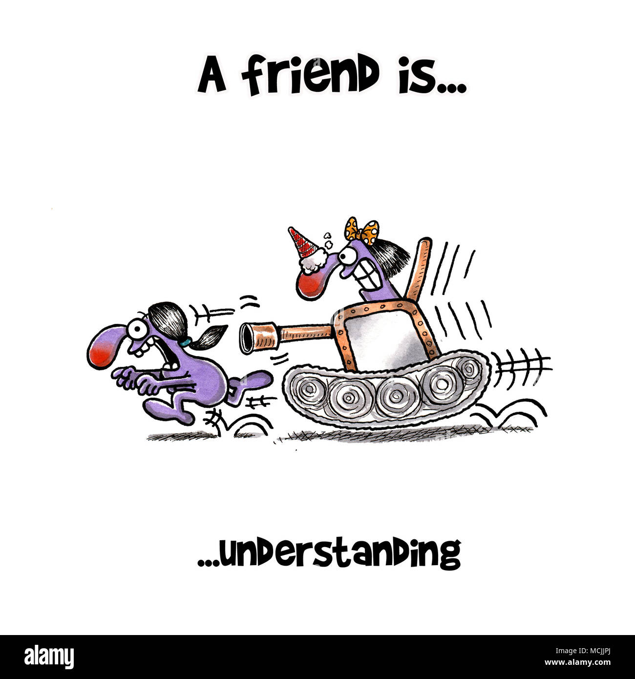 Tank girl cartoon hi-res stock photography and images - Alamy