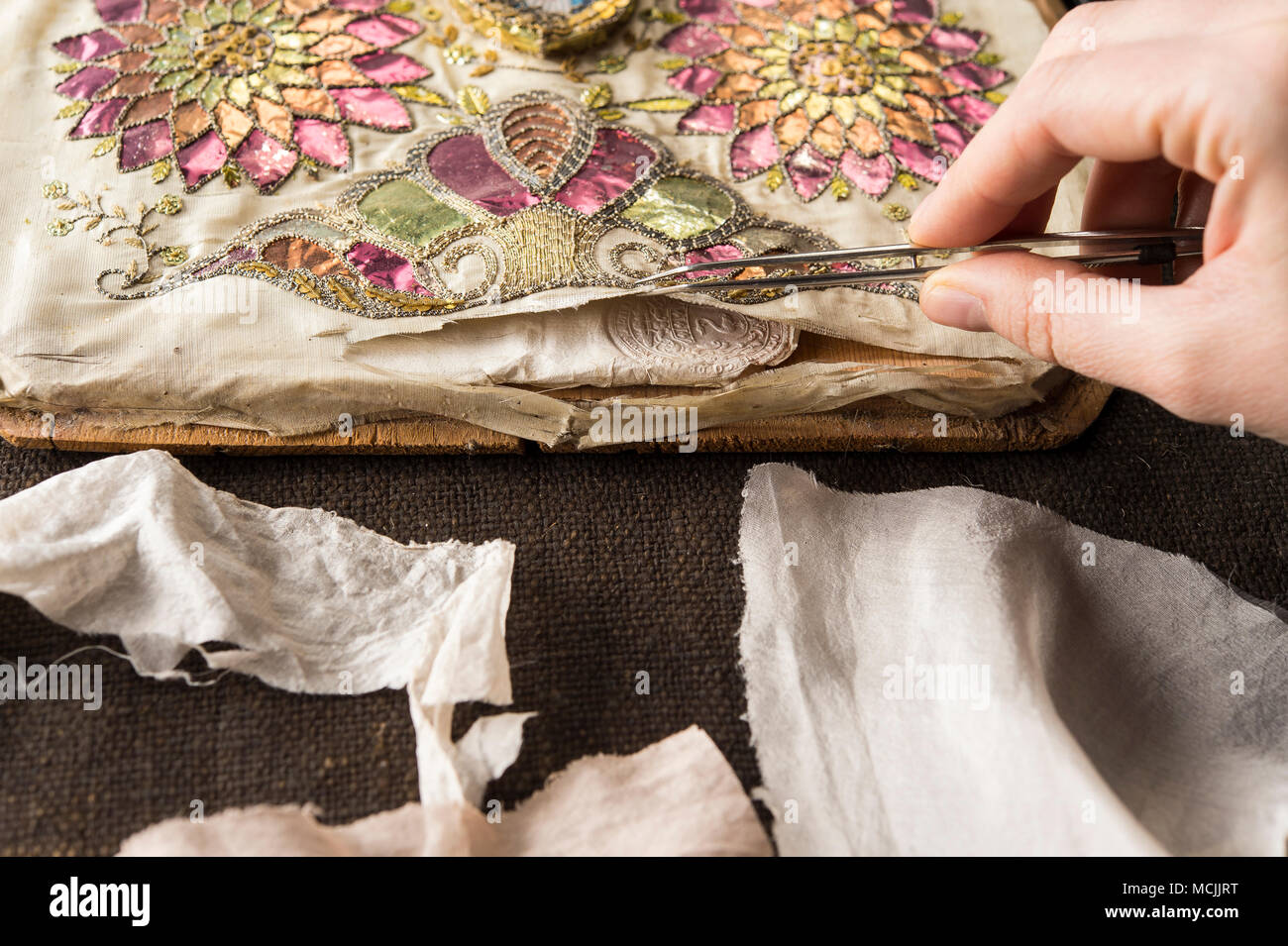 Torn cloth hi-res stock photography and images - Alamy
