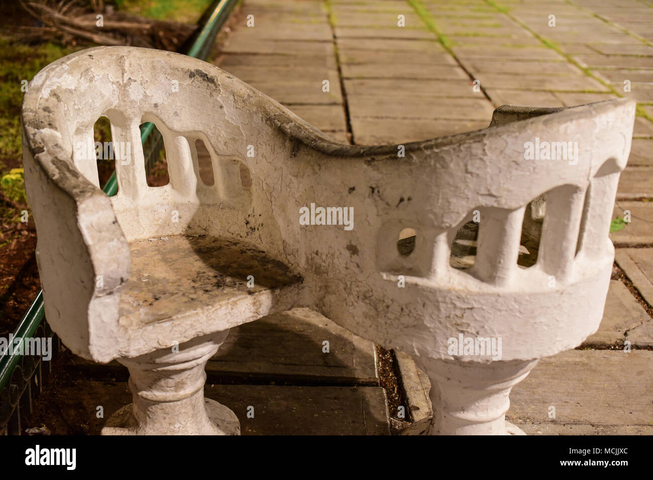 Ancient Double chair Stock Photo - Alamy