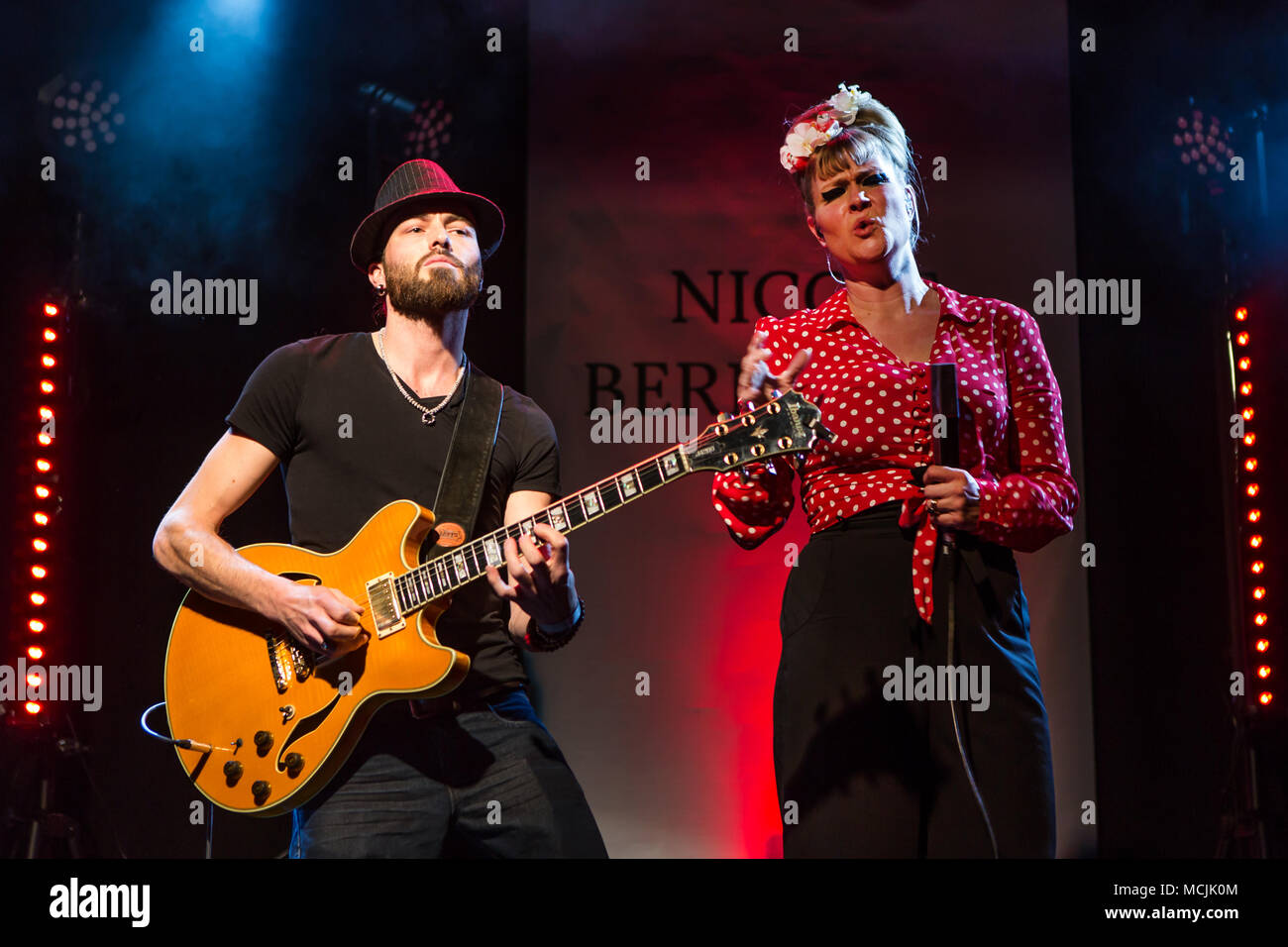 The Swiss singer and songwriter and winner of the Swiss singing casting ...