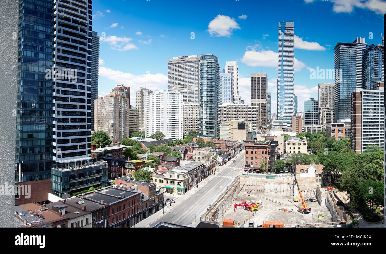 View of Toronto City buildings, Canada Stock Photo - Alamy