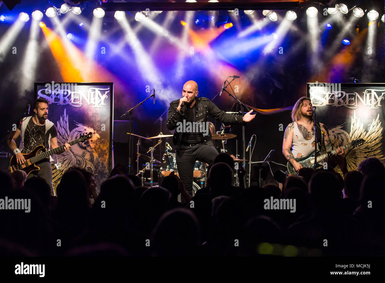 The Austrian Symphonic-Metal-Band Serenity with singer Georg Neuhauser ...
