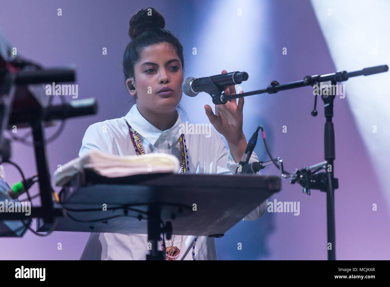 The French-Cuban music duo Ibeyi, which consists of the twin sisters ...