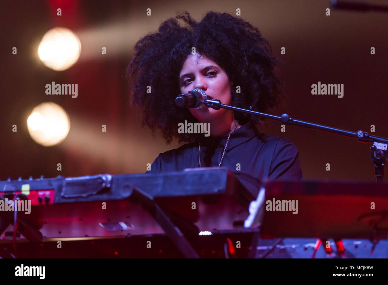 The French-Cuban music duo Ibeyi, which consists of the twin sisters ...