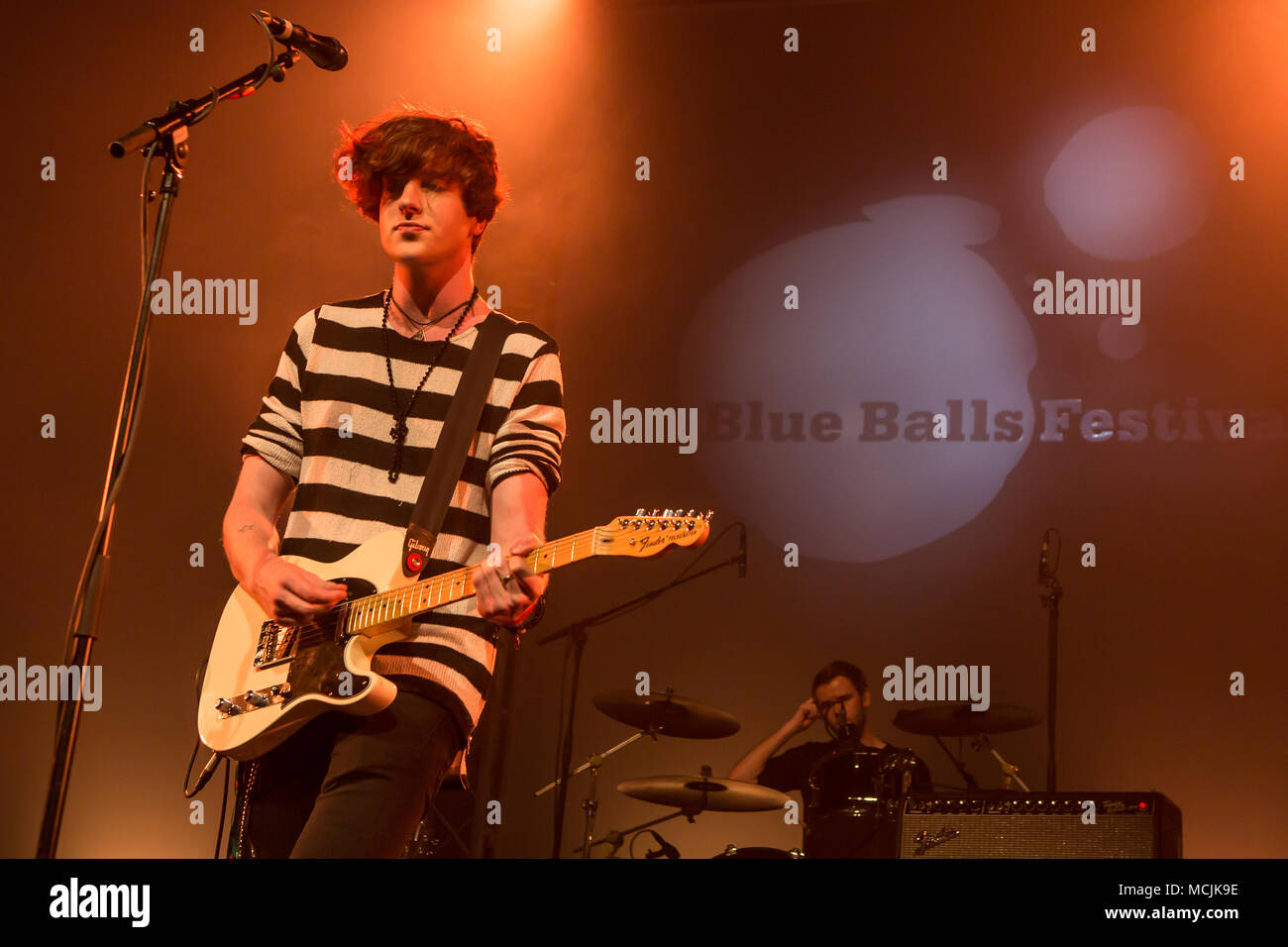 The young British singer and songwriter Bry live at the Blue Balls ...