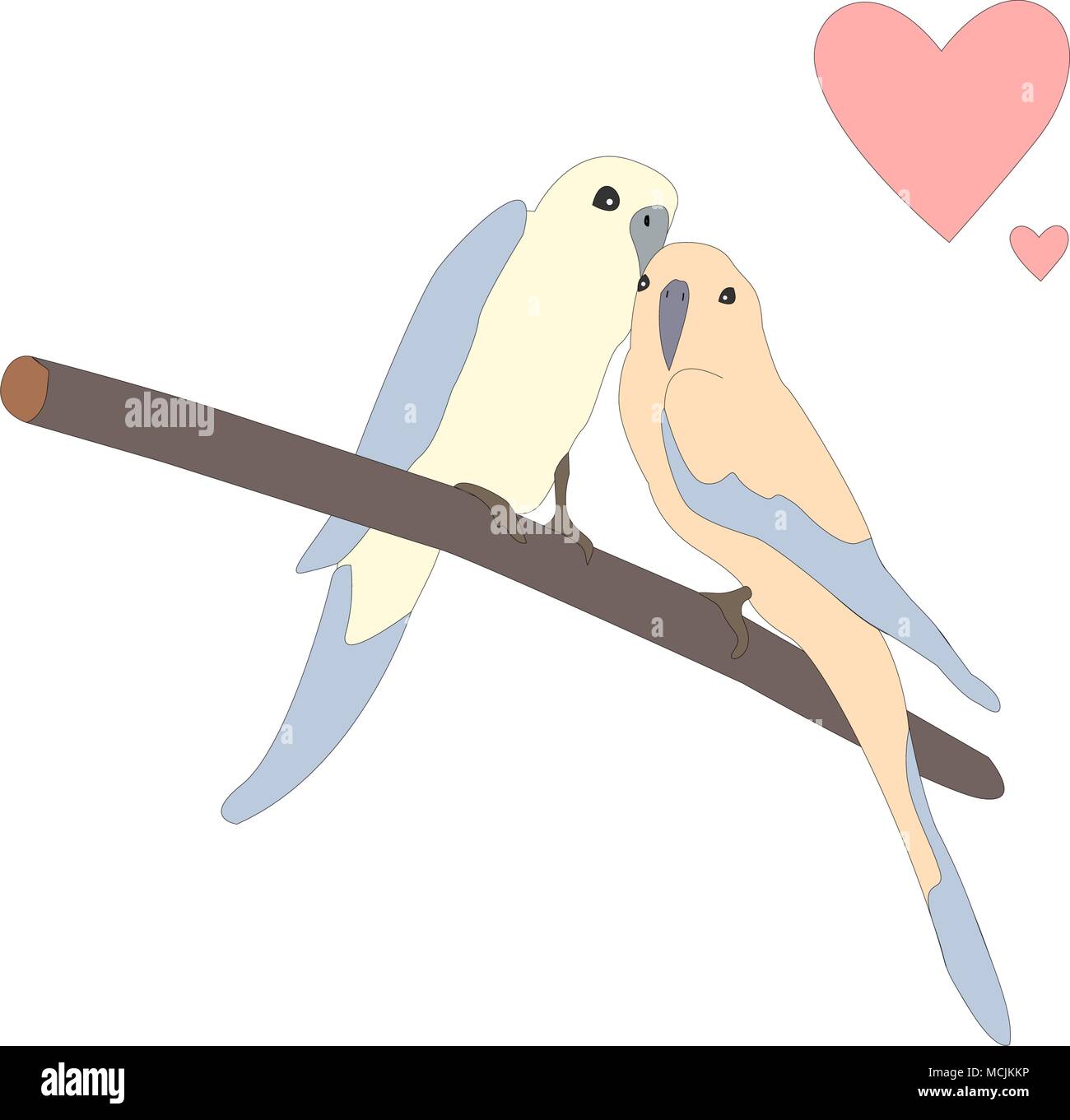 Wedding Love Birds Drawing