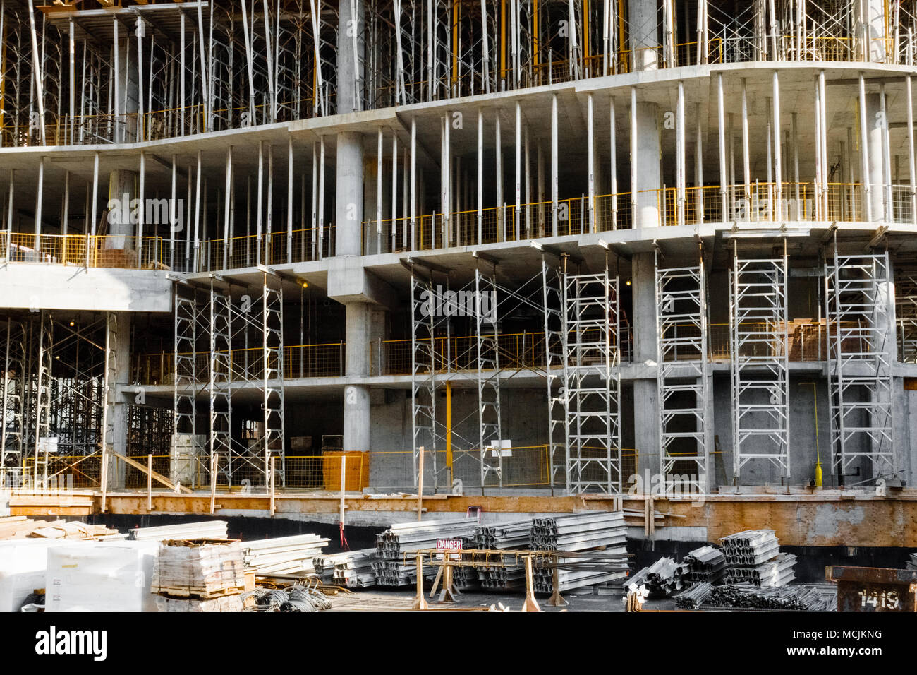 Under construction building, Toronto, Canada Stock Photo - Alamy