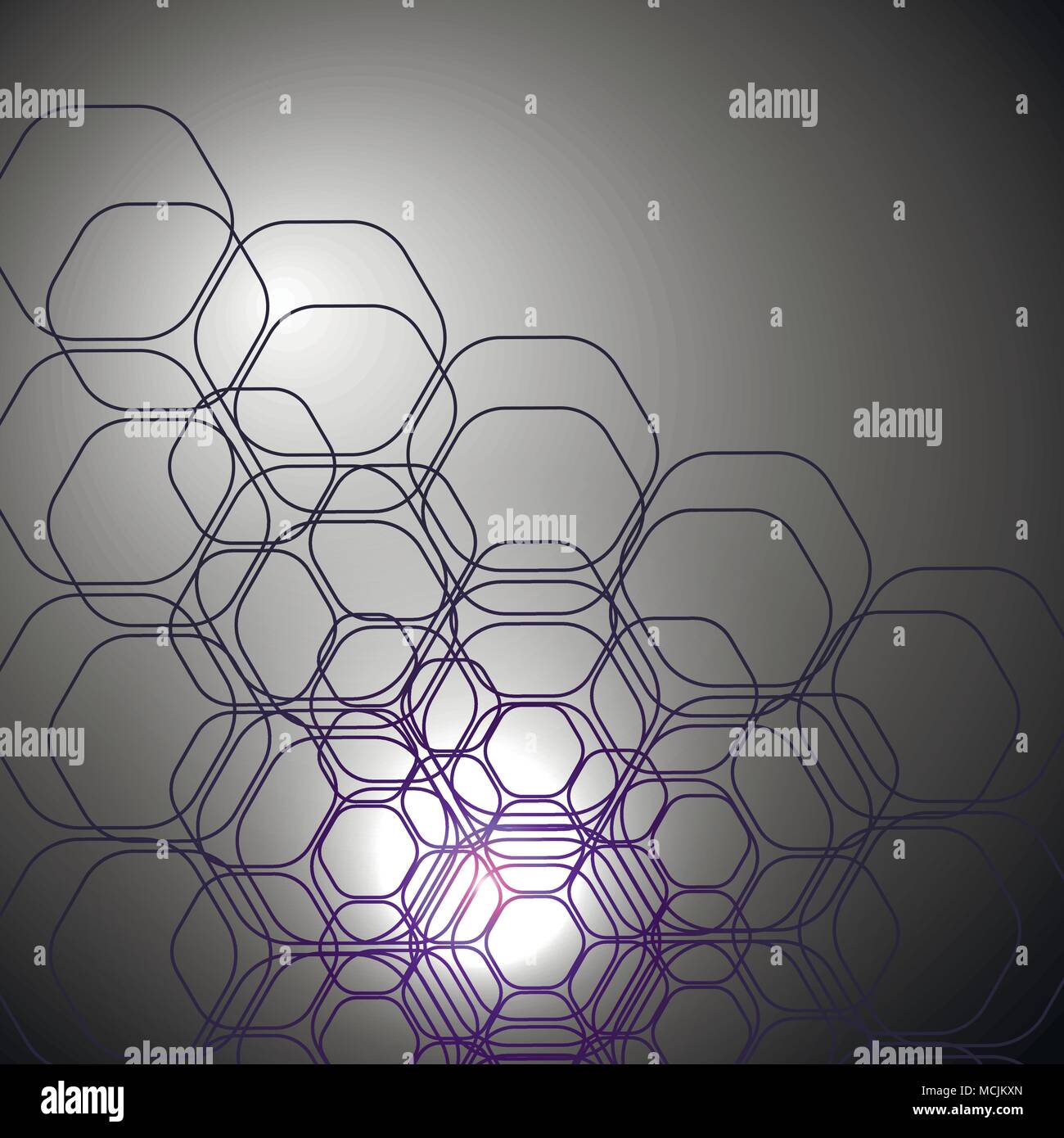 Lattice vector background. Monochrome hexagonal image Stock Vector ...