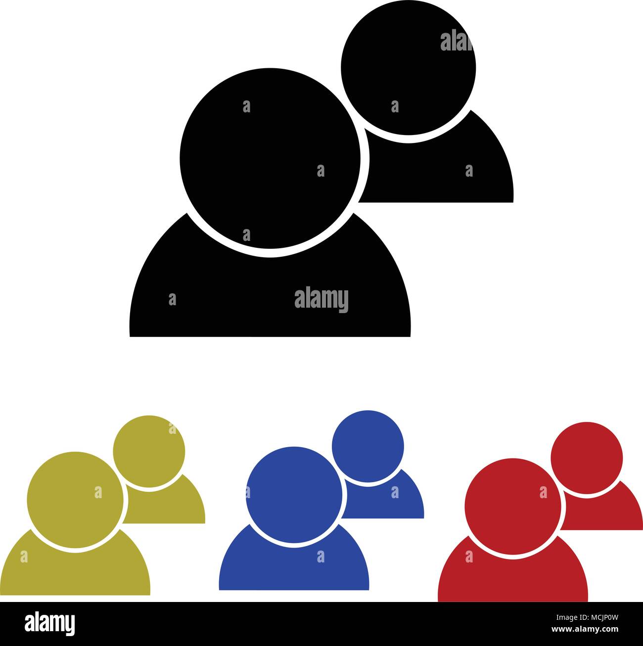 Customers silhouette Stock Vector Images - Alamy