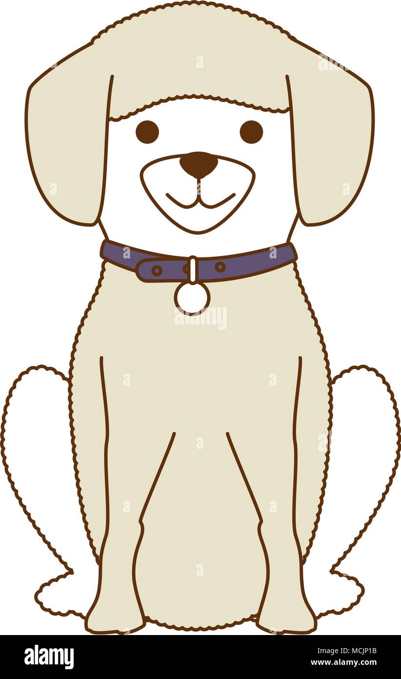 cute dog breed character vector illustration design Stock Vector Image ...