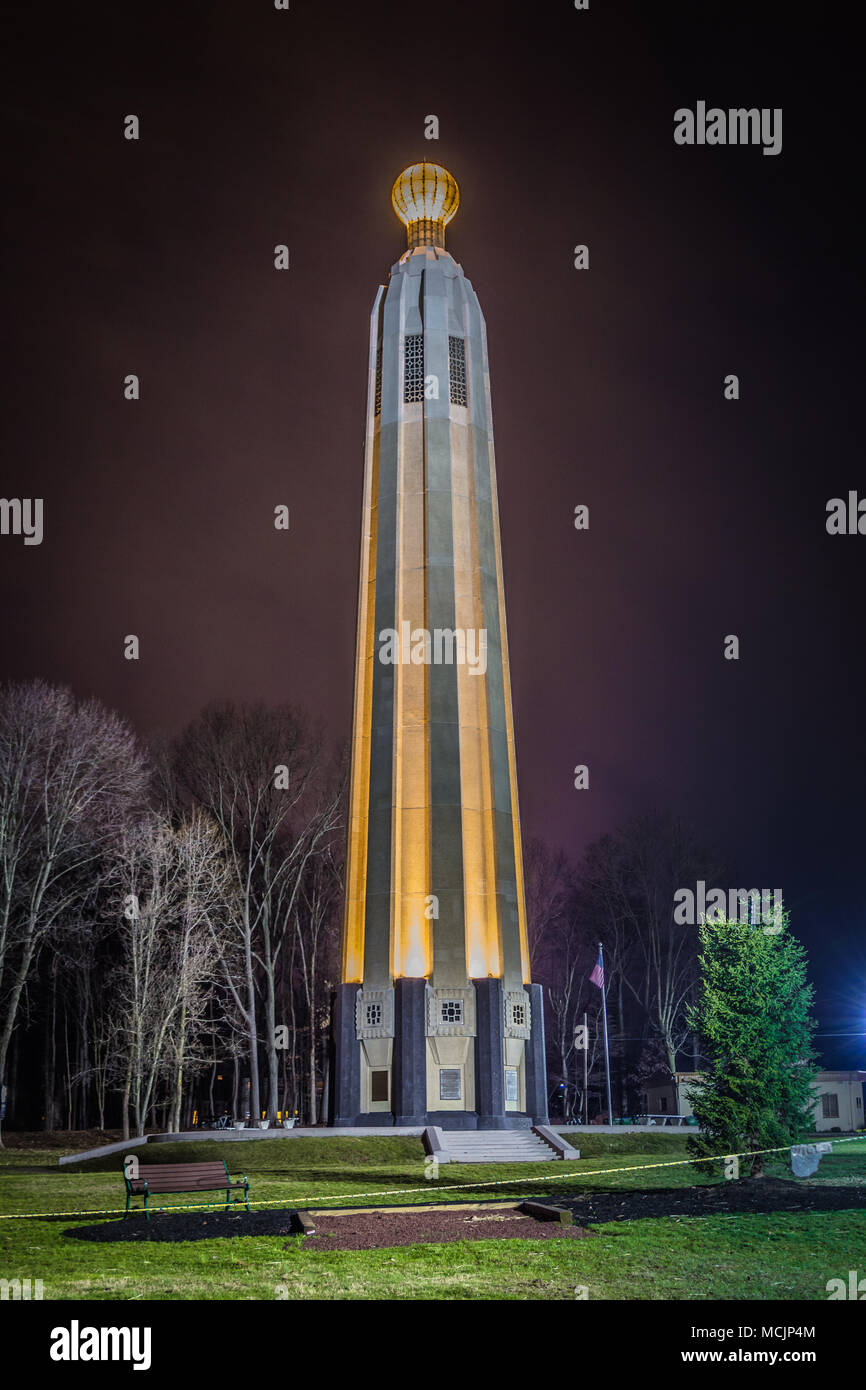 Edison tower at night Stock Photo - Alamy