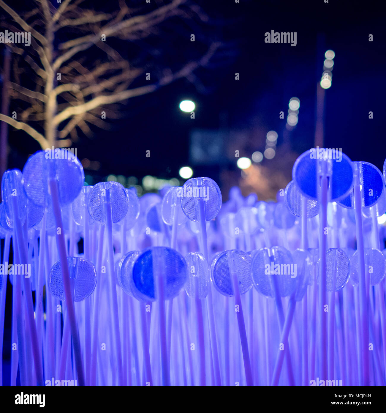 Lumiere London 2018. Light installation at Lumiere London, Kings Cross ...