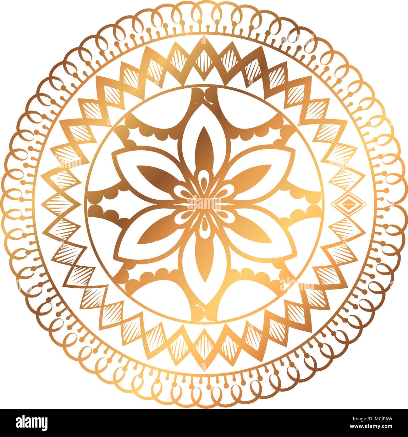golden and circular mandala vector illustration design Stock Vector ...