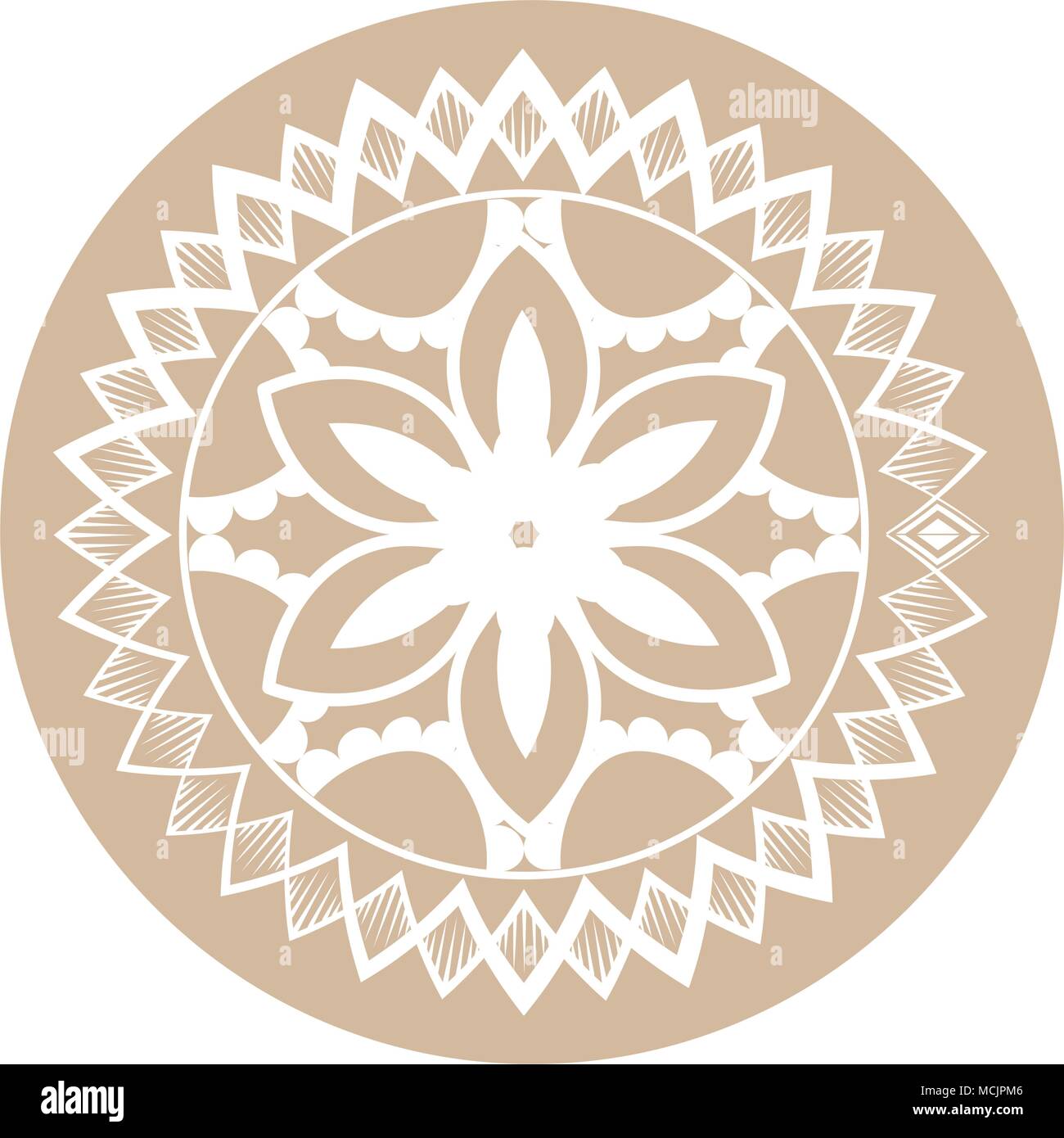 colorful and circular mandala Stock Vector Image & Art - Alamy