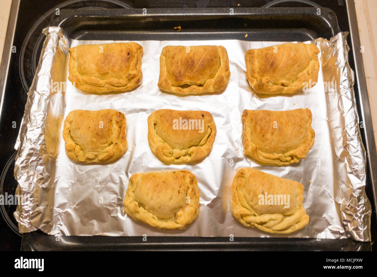 Puff pastry on tray Stock Photo - Alamy