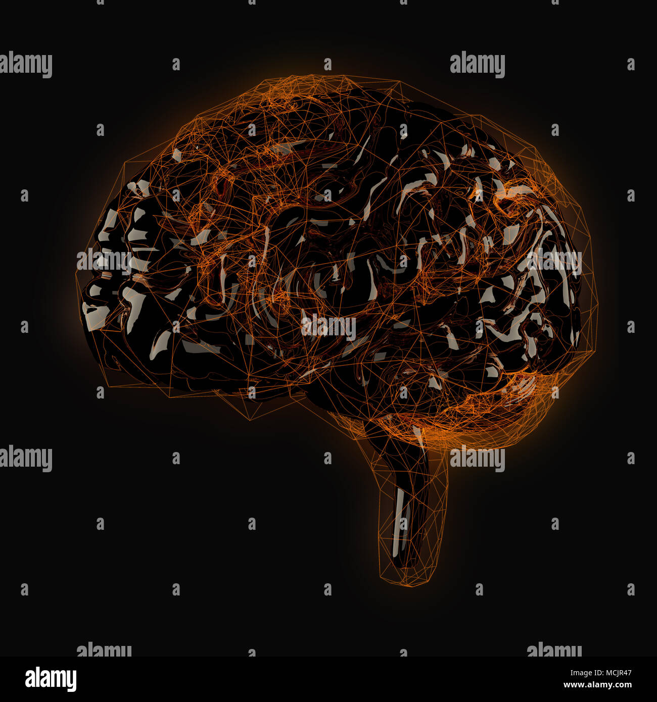 Brain synapse art hi-res stock photography and images - Alamy
