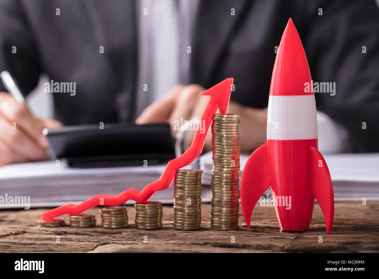 Rocket inflation hi-res stock photography and images - Alamy