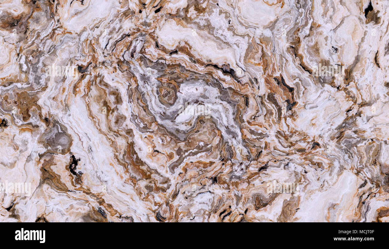 Beige marble pattern with curly white and orange veins. Abstract ...