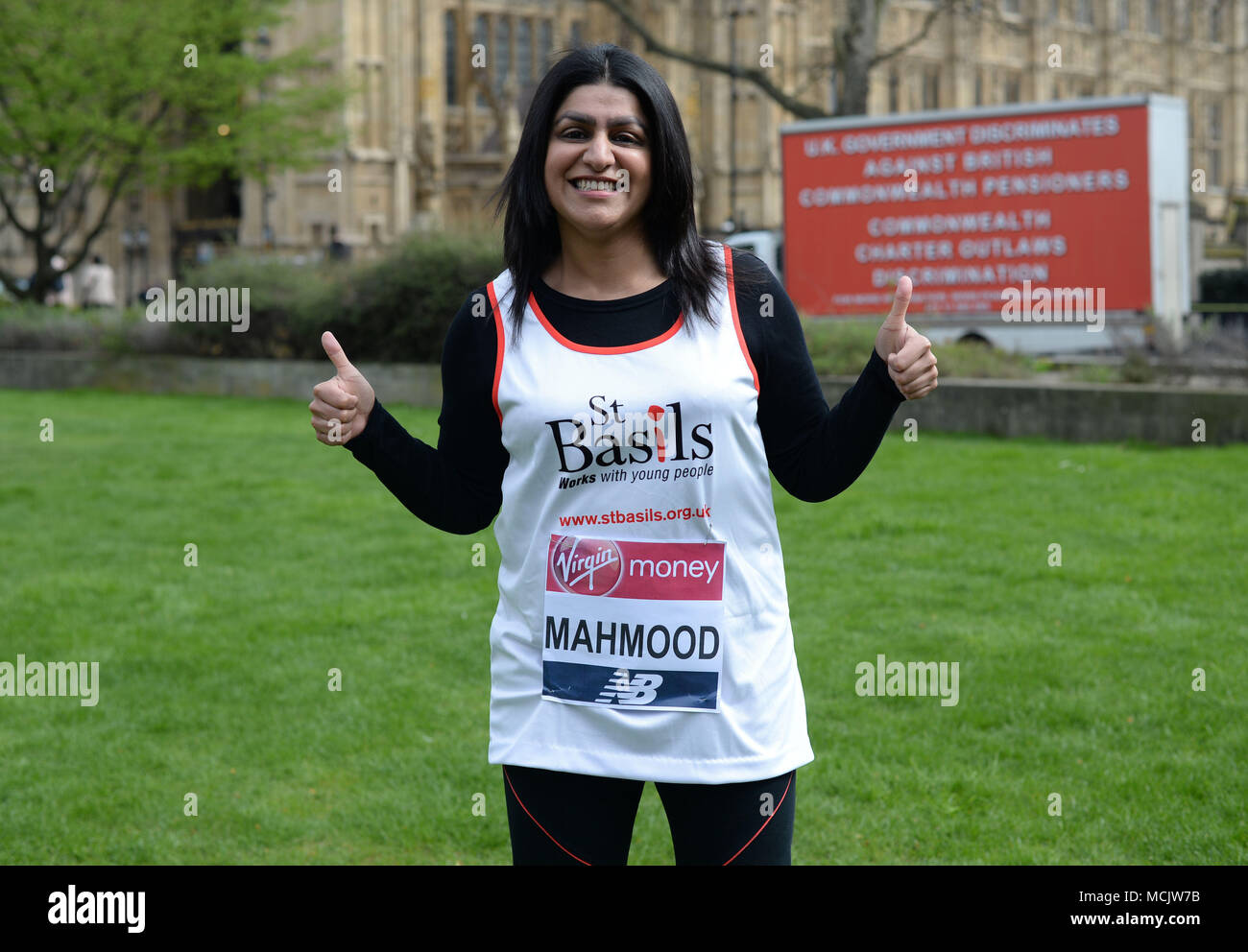 Labour MP for Birmingham Ladywood Shabana Mahmood on College Green ...