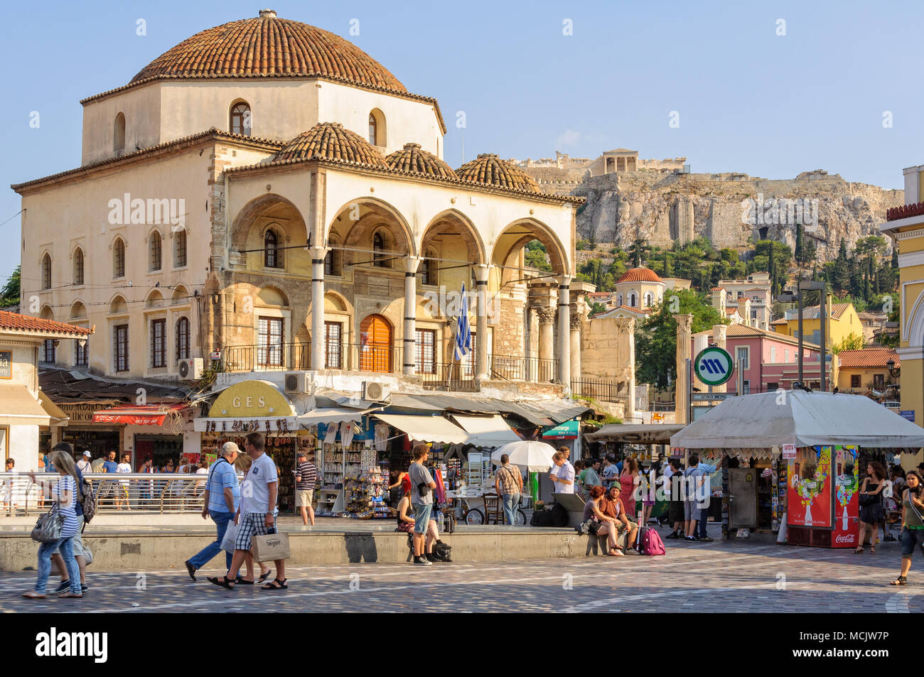 Monastraki square hi-res stock photography and images - Alamy