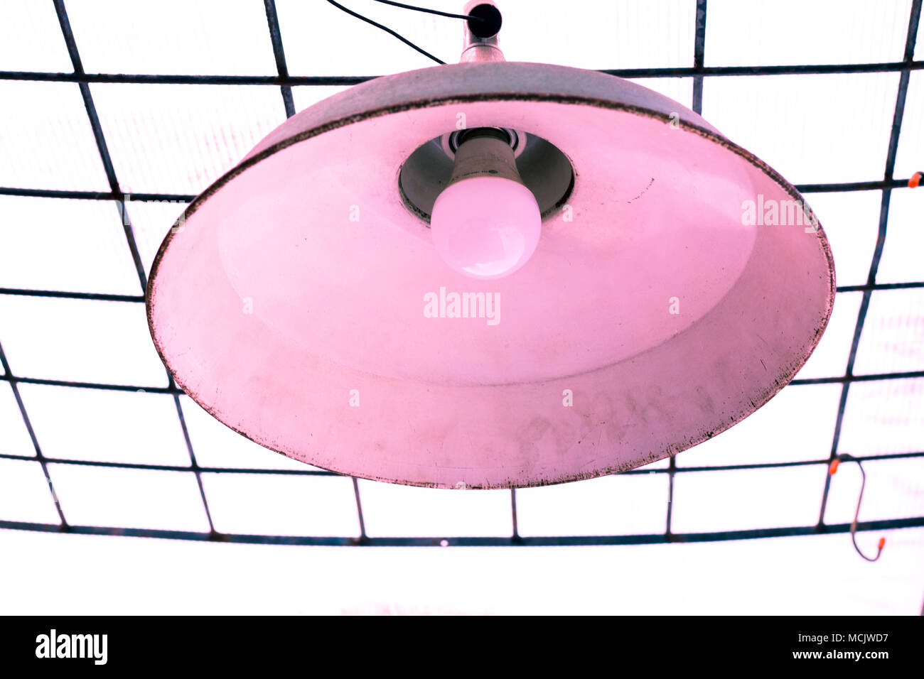 Vintage Lamp post and lamp brick pastel color creative texture and ...