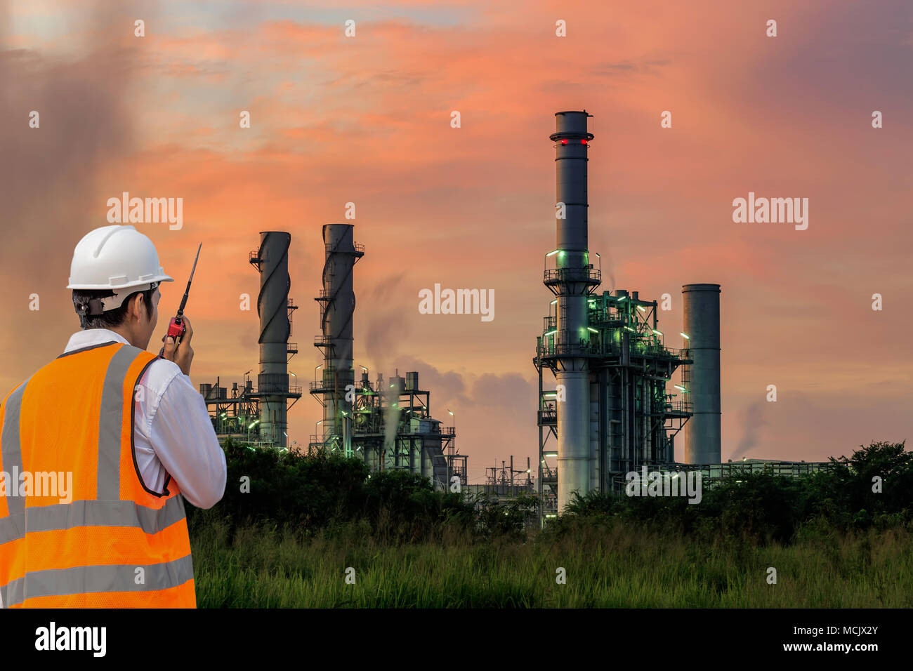 Engineers working in power stations Stock Photo - Alamy
