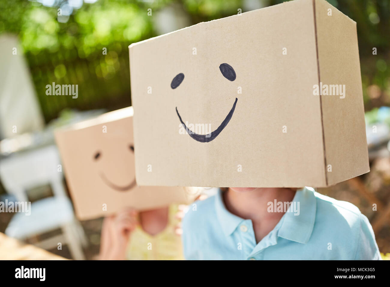 Funny faces kids hi-res stock photography and images - Alamy