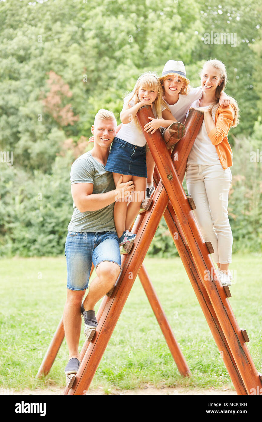Children together in playground hi-res stock photography and images - Alamy