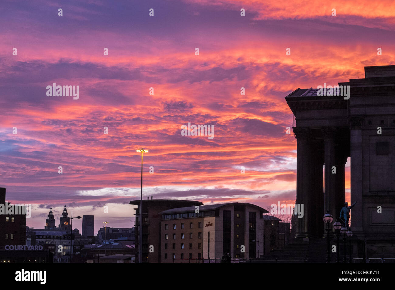 Glorious,stunning,Sunset,landscape,skyline,with,silhouette,of, St ...