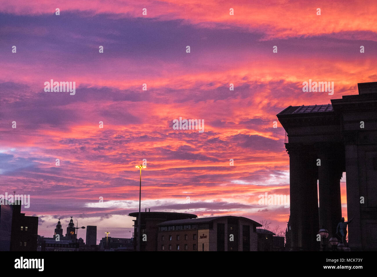 Glorious,stunning,Sunset,landscape,skyline,with,silhouette,of, St ...