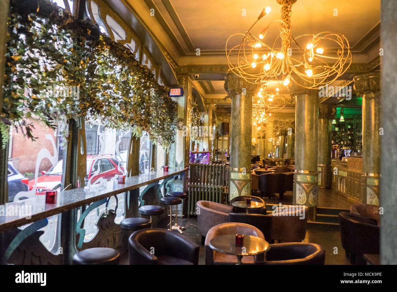 At,Barcelona Bar,trendy,themed,Barcelona,Gaudi,style,Grand Central ...