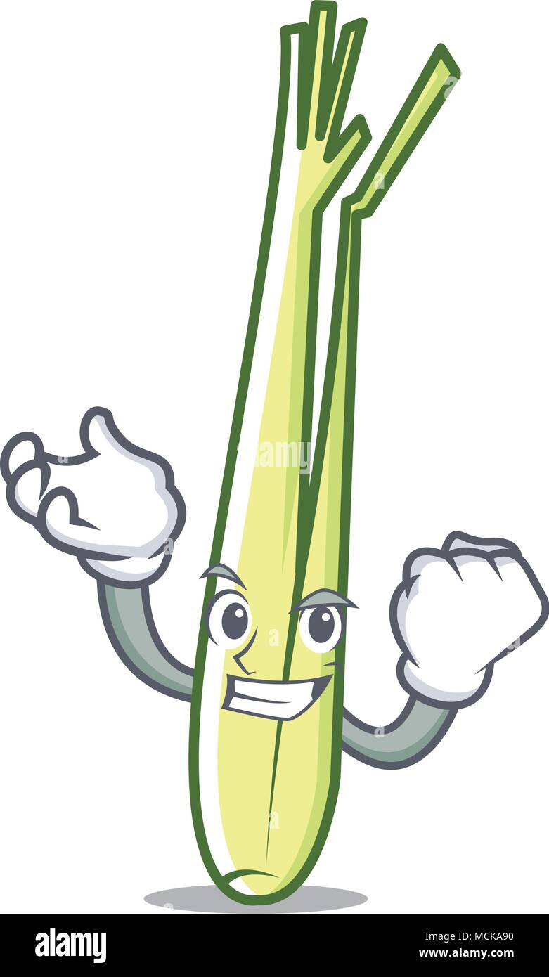 Successful lemongrass character cartoon style vector illustration Stock ...
