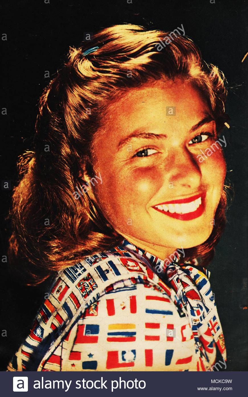 Ingrid Bergman Portrait Stock Photos & Ingrid Bergman Portrait Stock ...