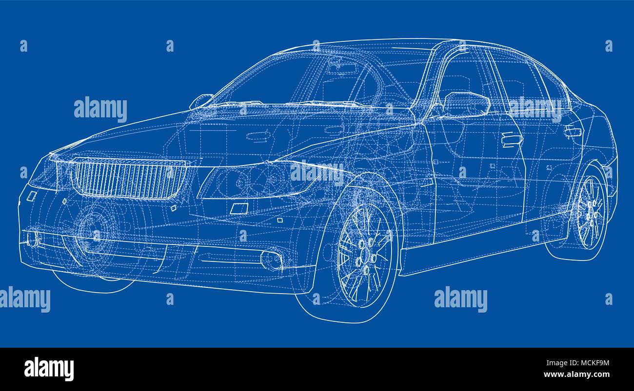 Concept car. Vector Stock Vector Image & Art - Alamy