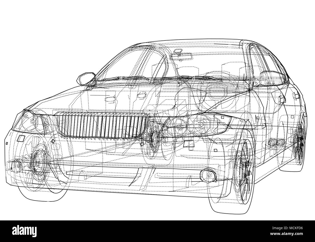 Concept car. Vector Stock Vector Image & Art - Alamy