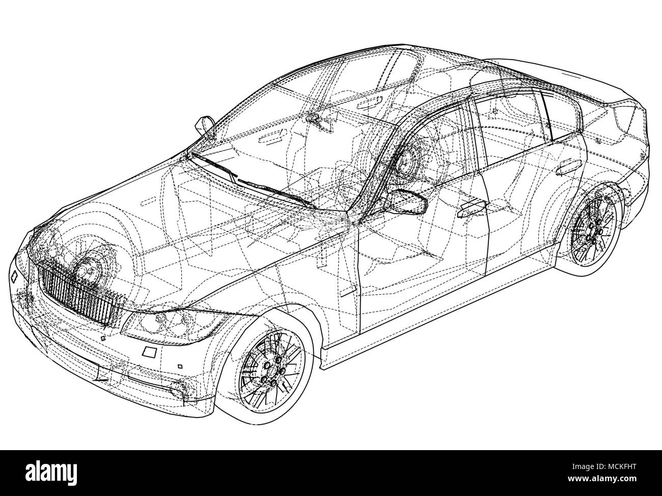 Concept car. Vector Stock Vector Image & Art - Alamy