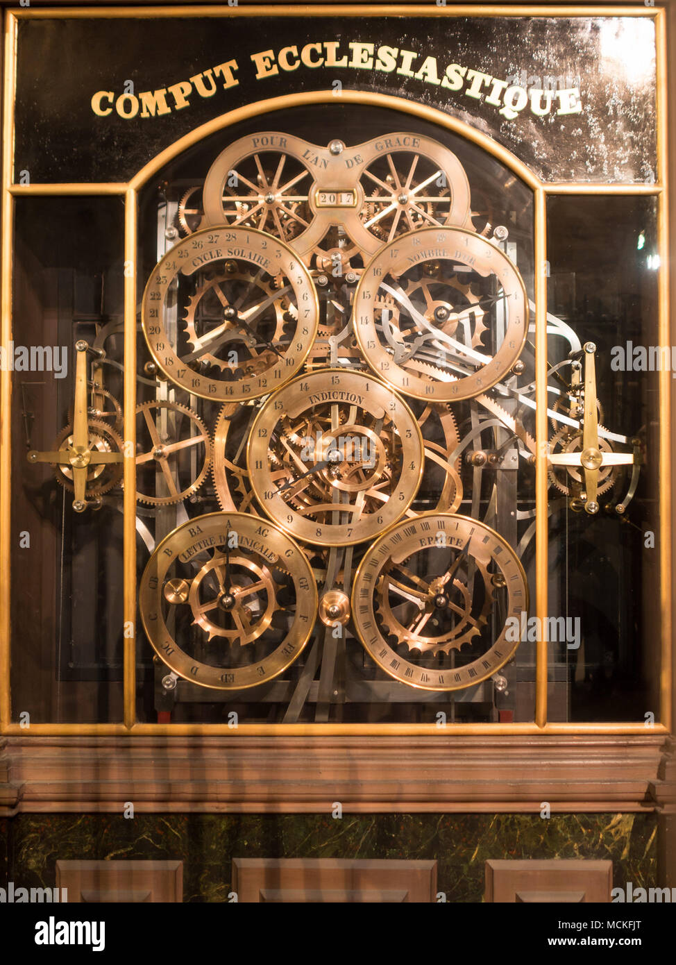 Strasbourg Cathedral astronomical clock Stock Photo - Alamy