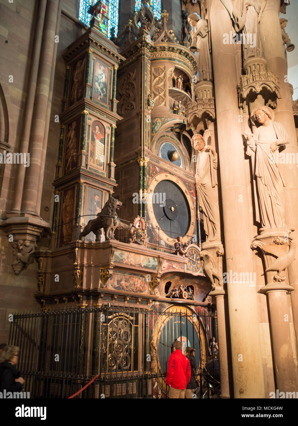 Astronomical Clock Strasbourg Cathedral Stock Photos & Astronomical ...