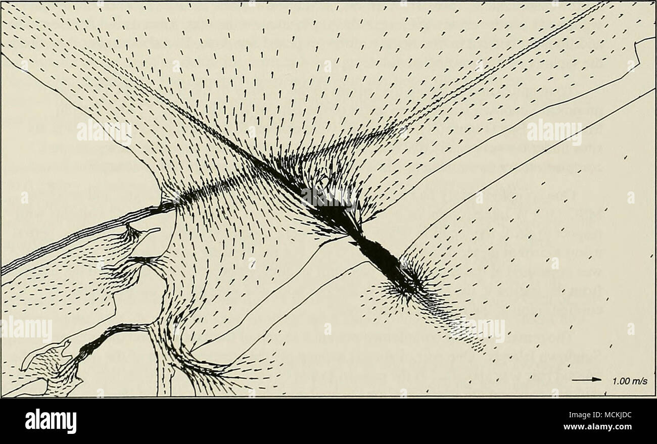. Figure 36. Current vector map for existing GIWW Chapter 3 Circulation ...