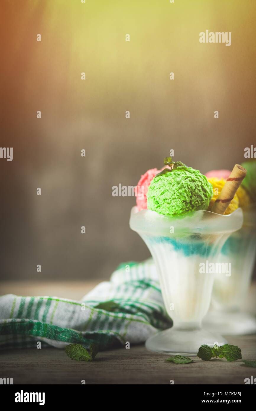 Ice cream vase Stock Photo - Alamy