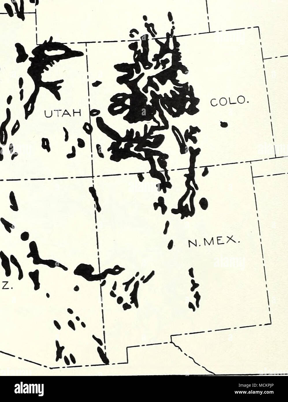 . Map 32 PICEA ENGELMANNI (PARRY) ENGELMANN ENGELMANN SPRUCE Stock ...