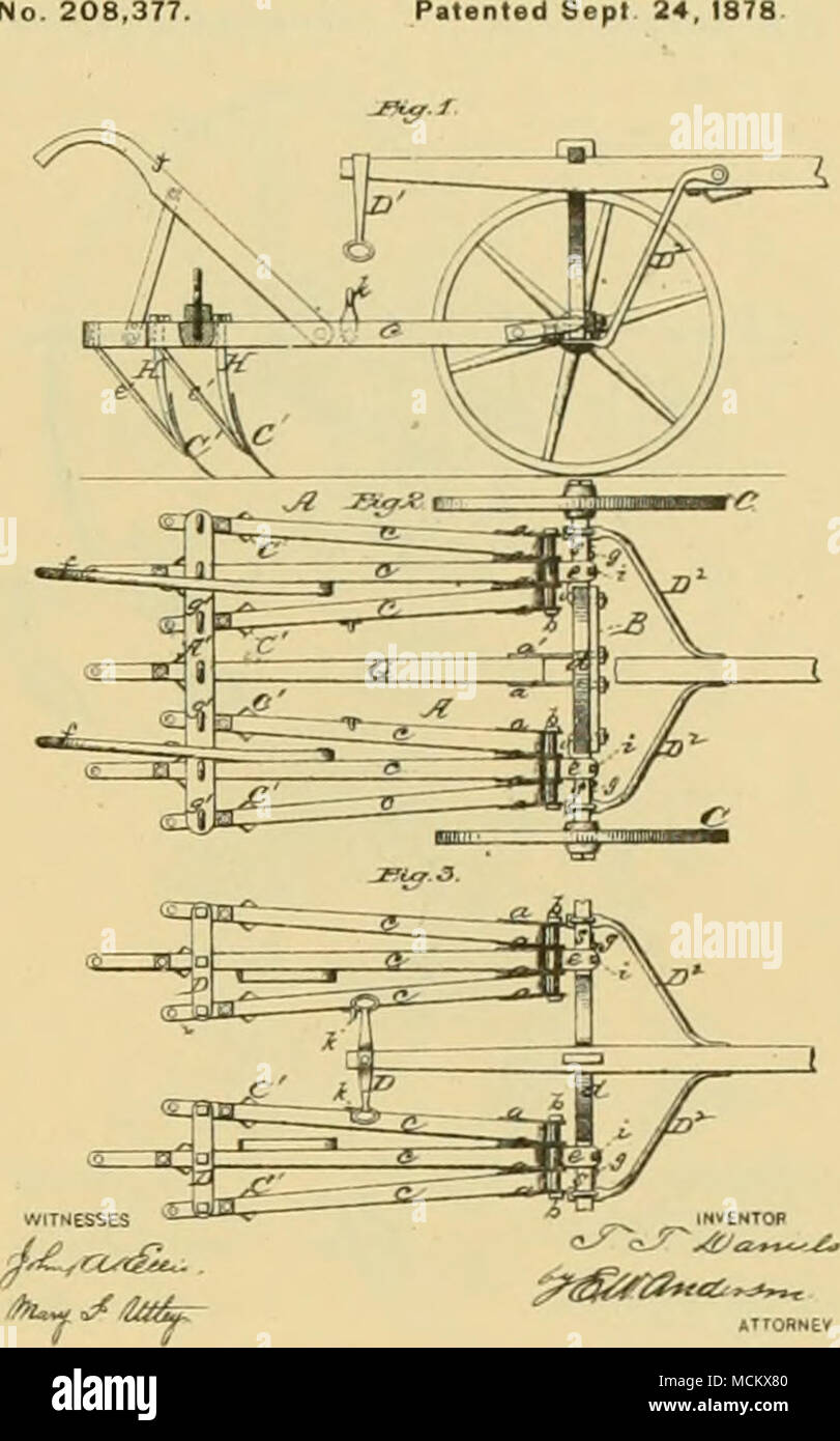 . Patented Oct. i, 1878 Stock Photo - Alamy
