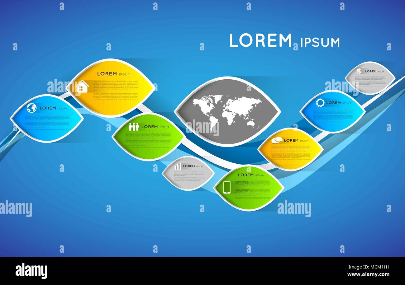 abstract background website template with colorful meshes on wave ...