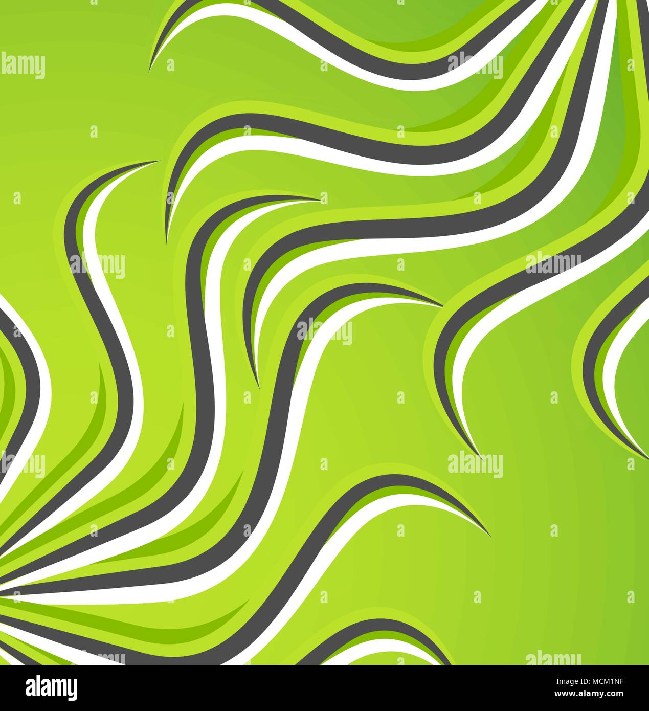 abstract green spring background texture with waves, swirls Stock ...