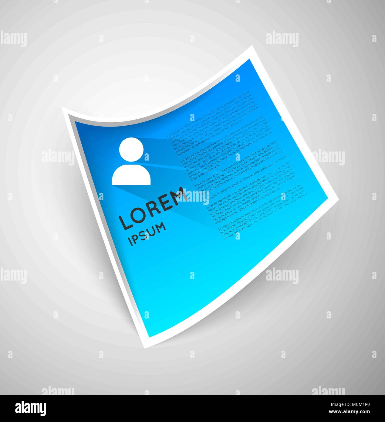 simple paper tag, label with white border and shadow effects Stock ...