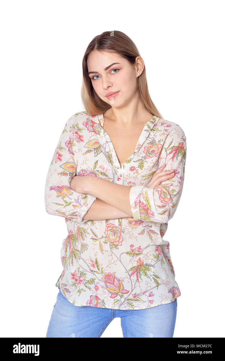 beautiful woman posing Stock Photo - Alamy