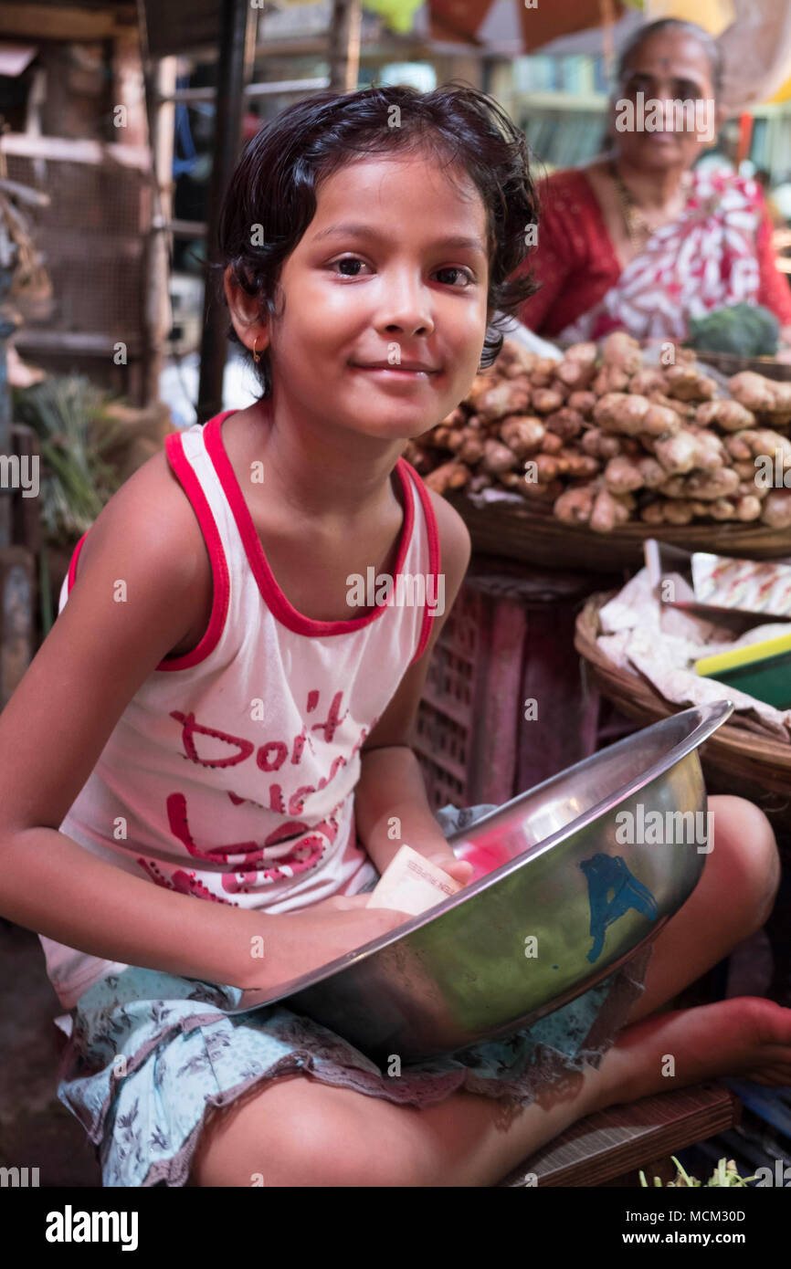 A local market in India Stock Photo - Alamy
